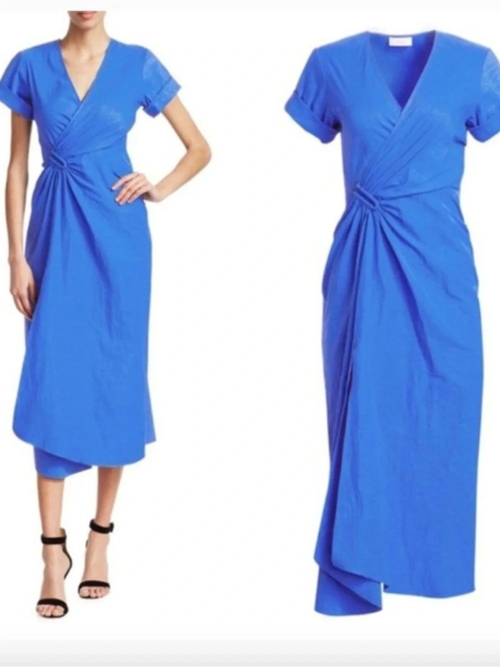 A.L.C. | Dresses | Alc Edie Blue Linen Blend Dress | Poshmark